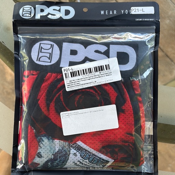 PSD | Underwear & Socks | Psd Red And Black Boxers | Poshmark